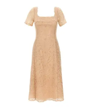 Ermanno Scervino Square Neck Cocktail Dresses