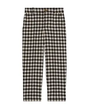 Gucci Gingham Wool Trousers