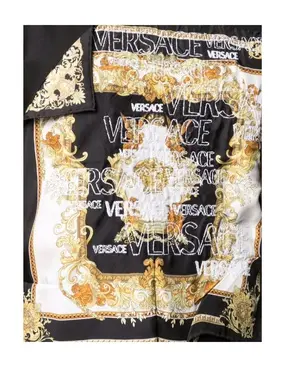 Versace Baroque-patch Crewneck T-shirt