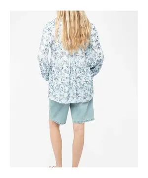Zadig&Voltaire Tamela Blouse Printed Long Sleeve Shirt - Green