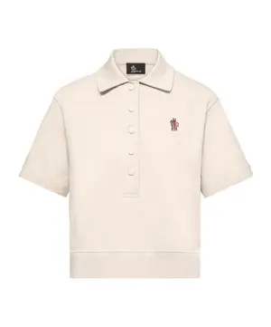 Moncler Cotton Jersey Polo Shirt