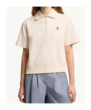 Moncler Cotton Jersey Polo Shirt