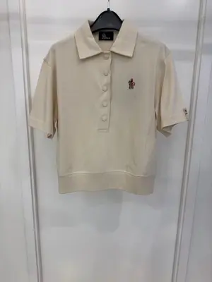 Moncler Cotton Jersey Polo Shirt