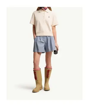 Moncler Cotton Jersey Polo Shirt