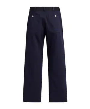 Stone Island Elasticated Waist Casual Pants With Buckled Belt