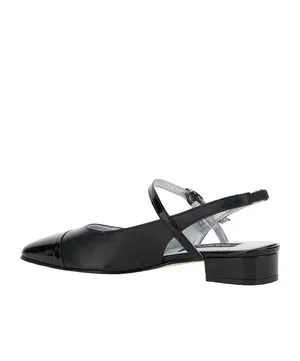 CAREL Slingback Flat Shoes - Black
