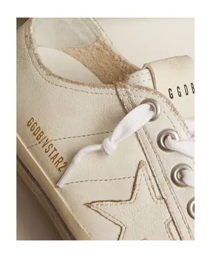 GOLDEN GOOSE V-star 2 Lace-up Sneakers - Nude