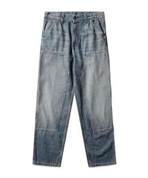 Carhartt Work In Progress Og Double Knee Work Jeans - Blue