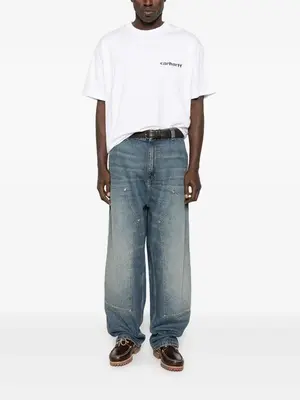 Carhartt Work In Progress Og Double Knee Work Jeans - Blue