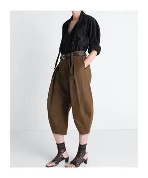 LEMAIRE Scarf Blouse - Black