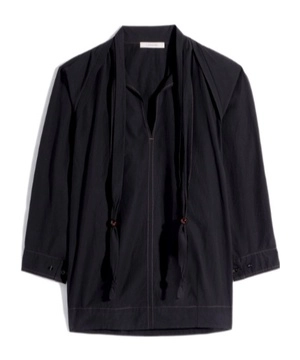 LEMAIRE Scarf Blouse - Black