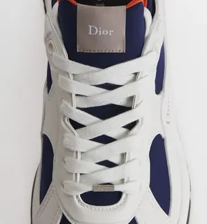 Dior Mile Lace-up Sneakers - White