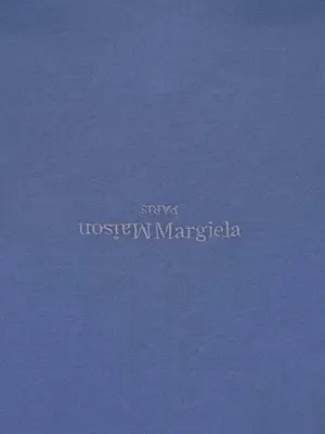 MAISON MARGIELA Logo Embroidered Crewneck T-shirt - No