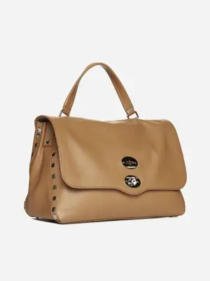 ZANELLATO Postina Daily Twist-lock Medium Tote Bag - Brown