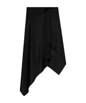 Givenchy Zip-front Asymmetric Skirt - Black