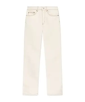 Ami Contrast Stitching Jeans For Men