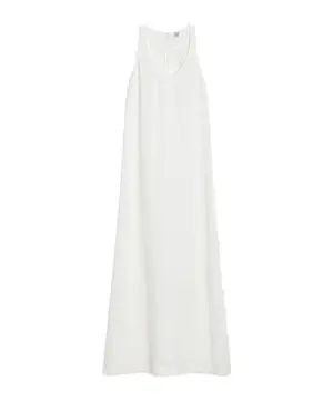TOTEME Scoop Neck Sleeveless Midi Dress - No
