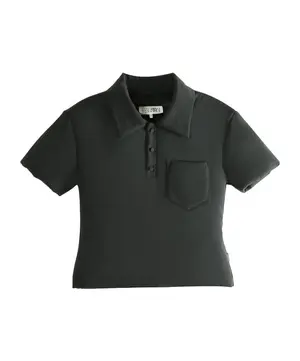 MAISON MARGIELA Padded Polo Top With Chest Pocket