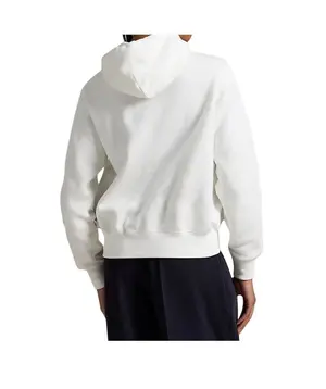 Polo Ralph Lauren Zip-up Hoodie With Drawstring - White