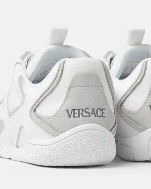 Versace Galaxia Lace-up Sneakers - White