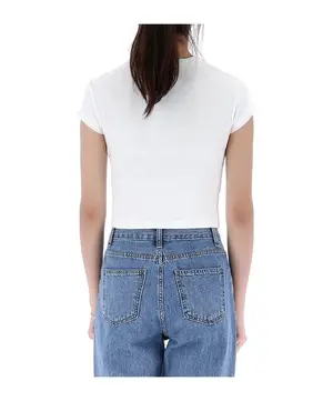 VIVIENNE WESTWOOD Orb Printed Ribbed T-shirt