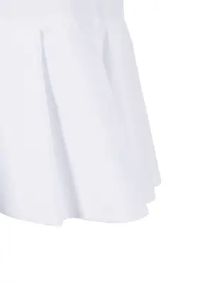 Max Mara Poplin Tie Fastened Top - White