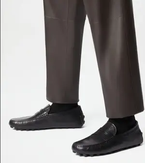 TOD'S Gommino Bubble Loafers - Black