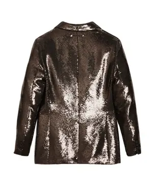 GOLDEN GOOSE Sequined Single-breasted Blazer