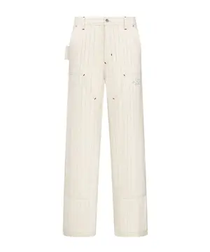 Dior Carpenter Jeans With Pinstripes