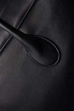 Magda Butrym Brigitte Leather Travel Bag With Flower Charm - Black
