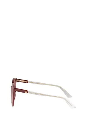 Gucci Round Frame Sunglasses - Brown
