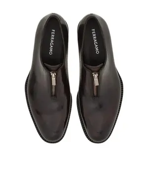 FERRAGAMO Zip Derby Shoes