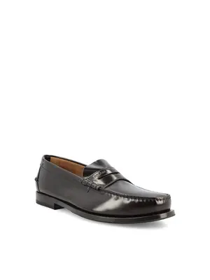 Prada Letter Detail Loafers