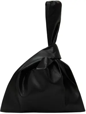 Nanushka Logo Embossed Tote Bag - Black