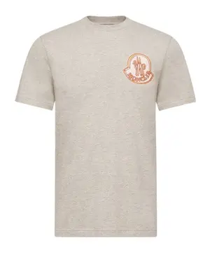 Moncler Logo Printed Crewneck T-shirt