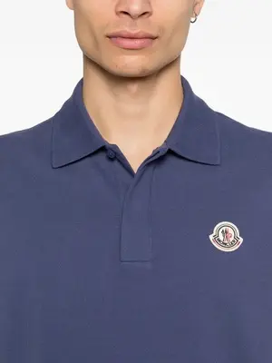 Moncler Logo Patch Polo Shirt