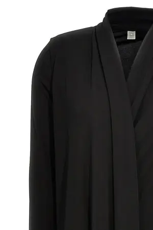 TOTEME Overlapped Jersey Scarf Dress