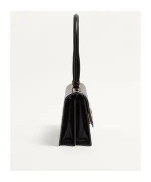 Valentino Garavani Vain Foldover Shoulder Bag - Black