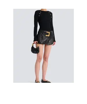Balmain Ebony Mini Bag - Black