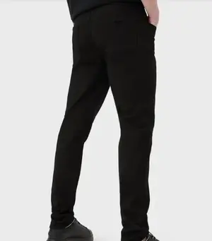 Emporio Armani Slim-fit Jeans With Eagle Logo Plaque