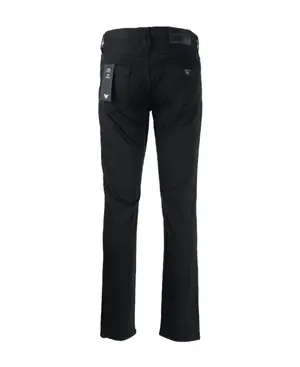 Emporio Armani Slim-fit Jeans With Eagle Logo Plaque