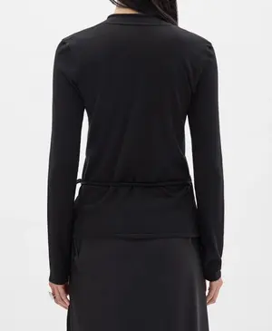 ANN DEMEULEMEESTER V-neck Wrap Cardigan