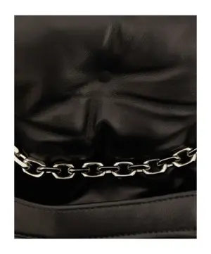 MAISON MARGIELA Glam Slam Flap Quilted Mini Bag - Black
