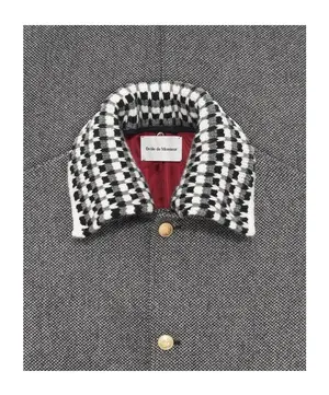 Drole De Monsieur Drôle De Le Manteau Tweed Overcoat
