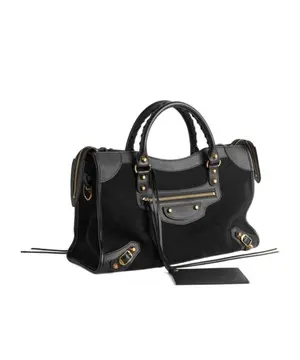 Balenciaga Studded Zip-detail Shoulder Bag