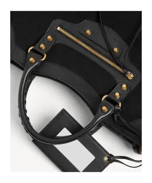 Balenciaga Studded Zip-detail Shoulder Bag