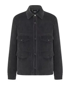 Dior Icons Safari Jacket In Corduroy - Grey