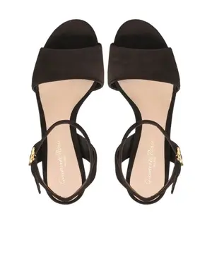 GIANVITO ROSSI Ardea Studded Platform Sandals - Black