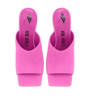 Attico Cheope Mules With Sculptural Heel - Pink