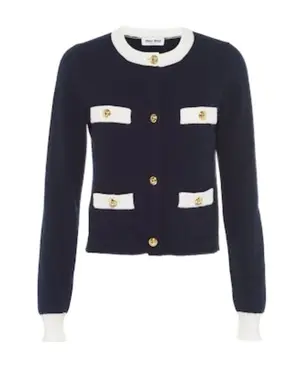 Miu Miu Round Neck Cardigans For Women